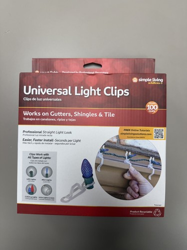 Simple Living Universal Light Hanger Clips Gutters Shingles Tile 4 ...