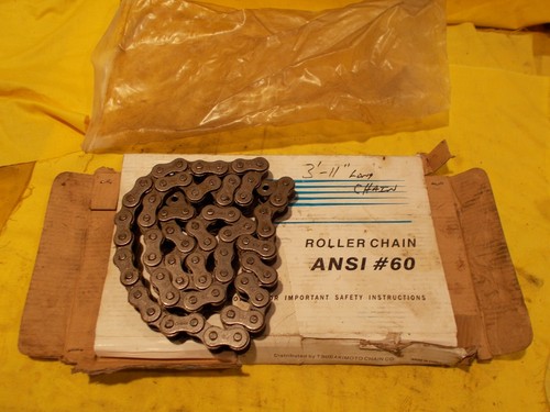 NEW ANSI 60 ROLLER CHAIN 47" long x 3/4" pitch LOTUS TSUBAKIMOTO | eBay
