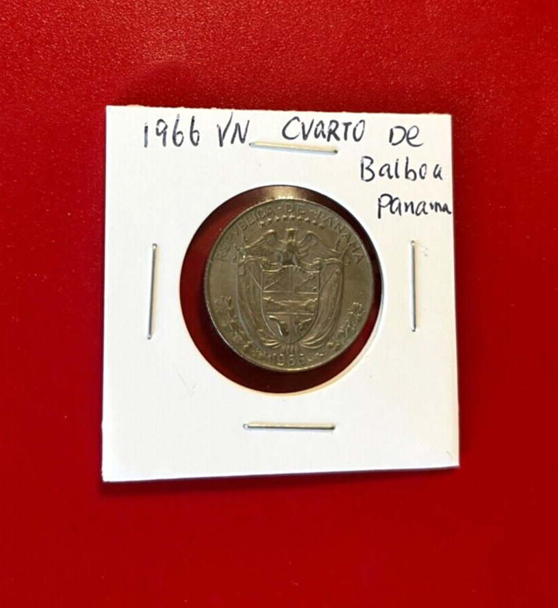 1966 Panama Vn Cvarto De Balboa - Nice World Coin !!! | eBay