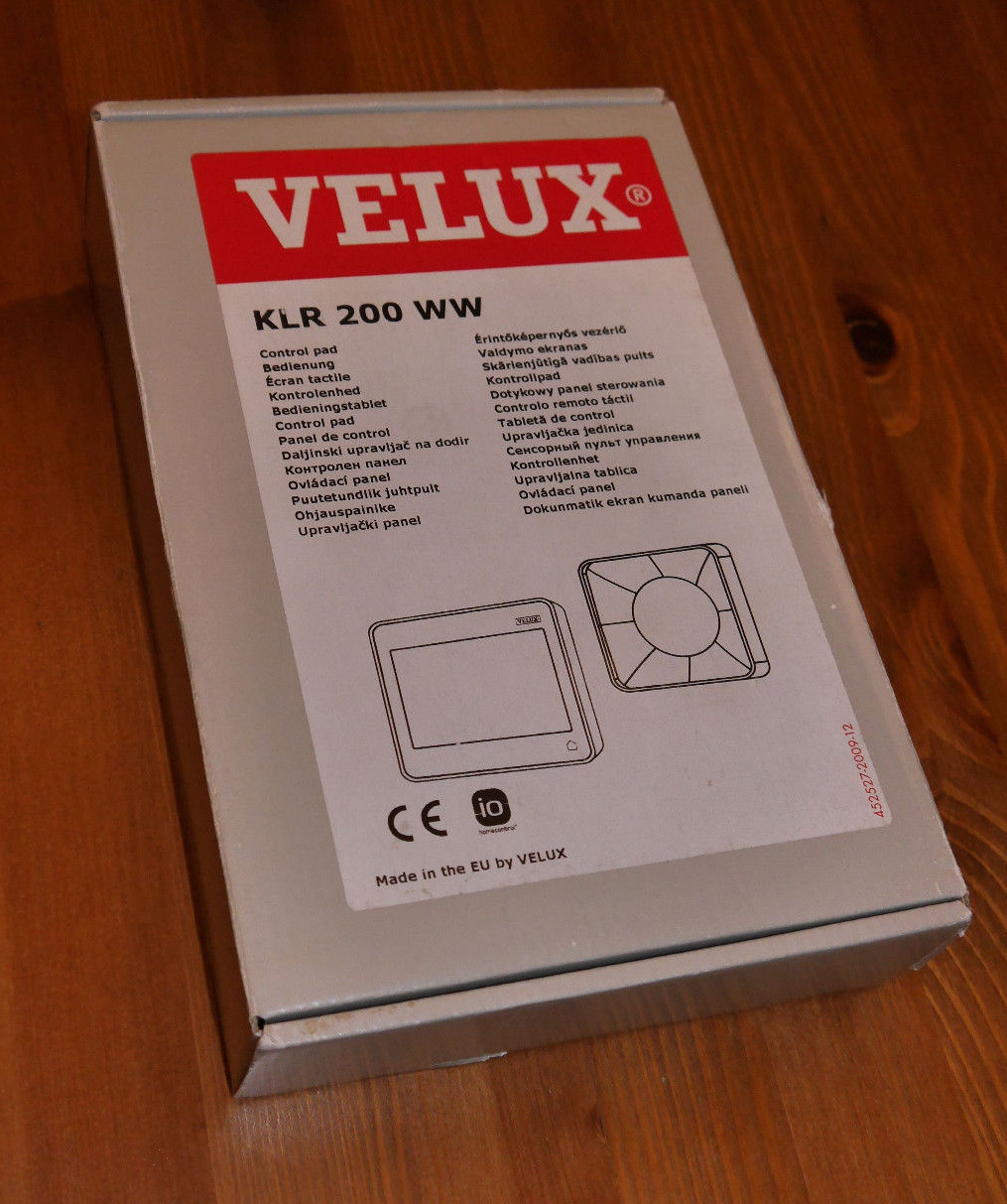 Original Velux INTEGRA Io-homecontrol Pad KLR 200 Touchscreen Bedienung ...