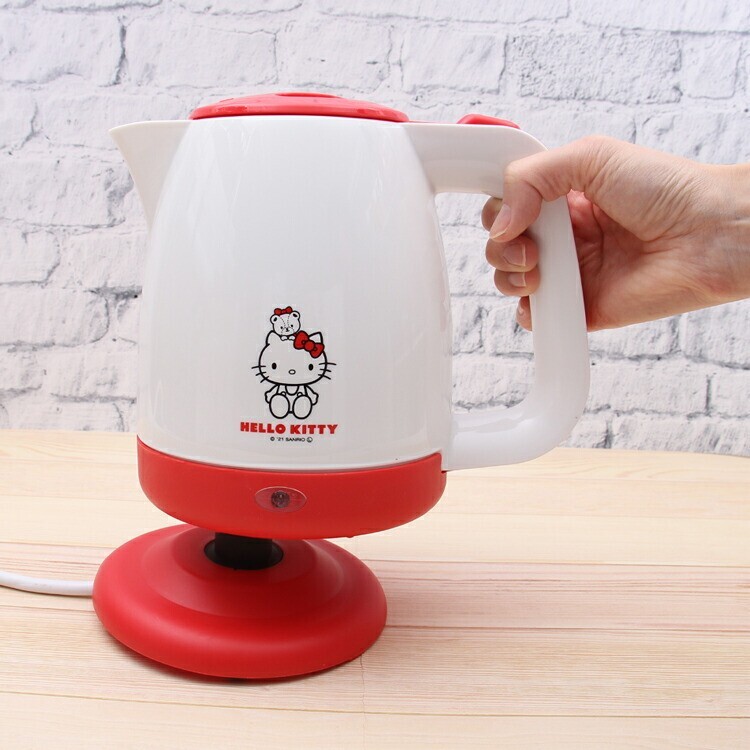 Sanrio Hello Kitty Electric Kettle 1.1L Red AC100V New In Box Skater ...
