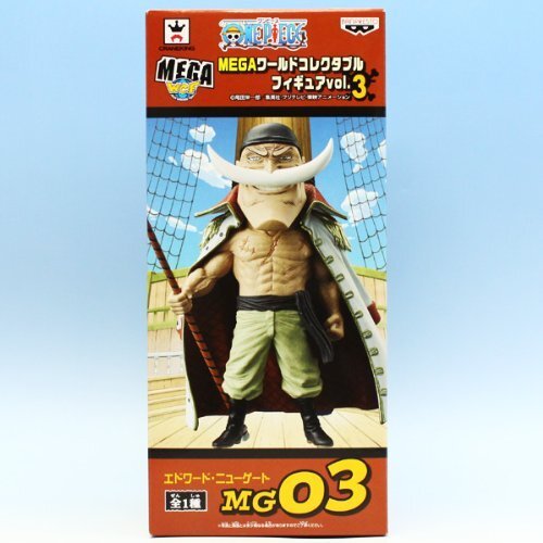 Banpresto Vol.3 white beard one piece MEGA World Collectable Figure ...