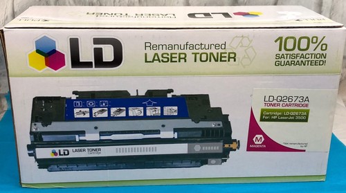 Magenta Laser Jet Toner Cartridge LD Q2673A For HP 3500 Printer | eBay