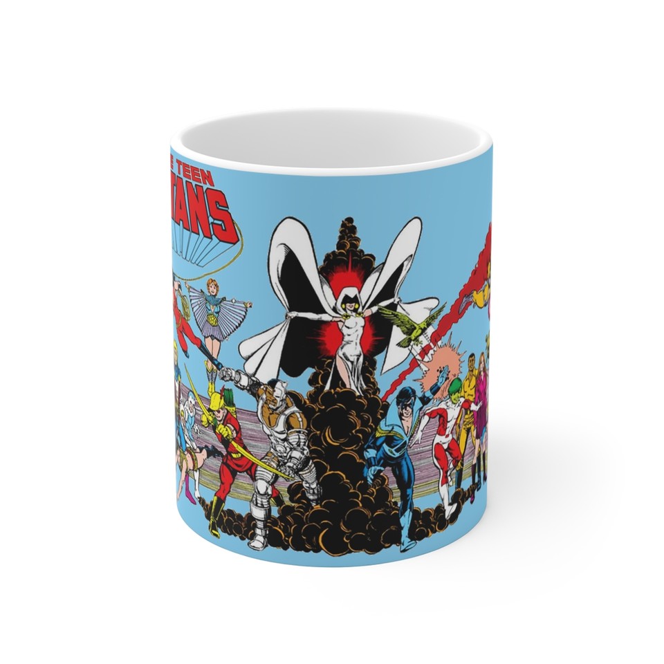 New Teen Titans Coffee Mug, 11oz - George Perez Art - DC Comics - Raven ...