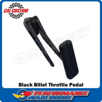 Black Billet Aluminium Accelerator Throttle Pedal, Hot Rod, Classic ...