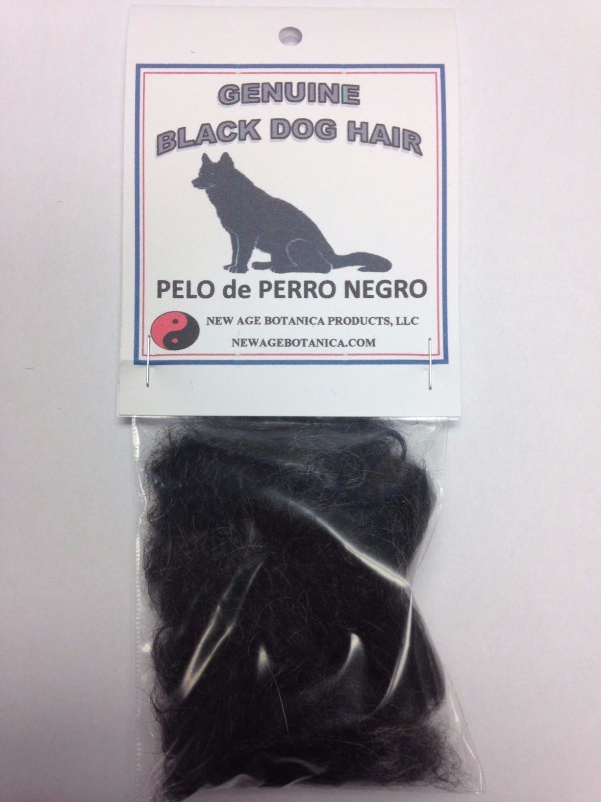 GENUINE BLACK DOG HAIR (PELO DE PERRO NEGRO) SM BAG SANTERIA VOODOO ...