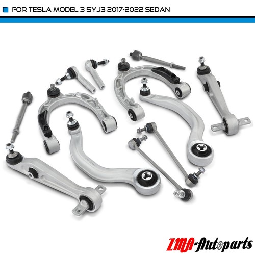 12pcs Upper Lower Front Control Arm Tie Rod Bar Link for Tesla Model 3 ...