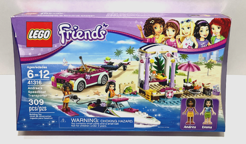 LEGO Friends Andrea's Speedboat Transporter (41316) (NISB) 673419265140 ...