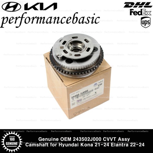 Genuine OEM 243502J000 CVVT Assy Camshaft for Hyundai Kona 21-24 ...