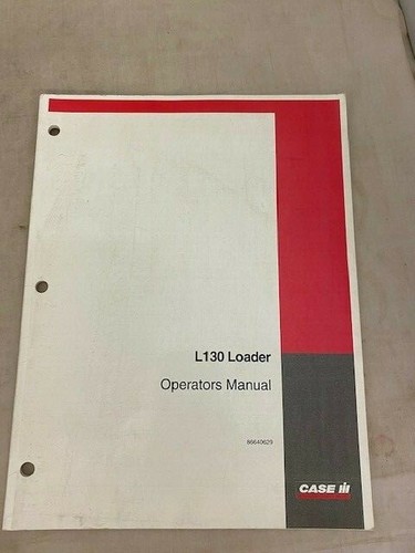 Case Operators Manual L130 Loader | eBay
