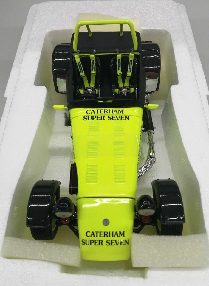 Kyosho Caterham Super Seven Jpe Yellow 1/18 Scale Car | eBay