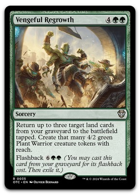 Vengeful Regrowth #35 (NM) Thunder Junction OTC Magic MTG | eBay