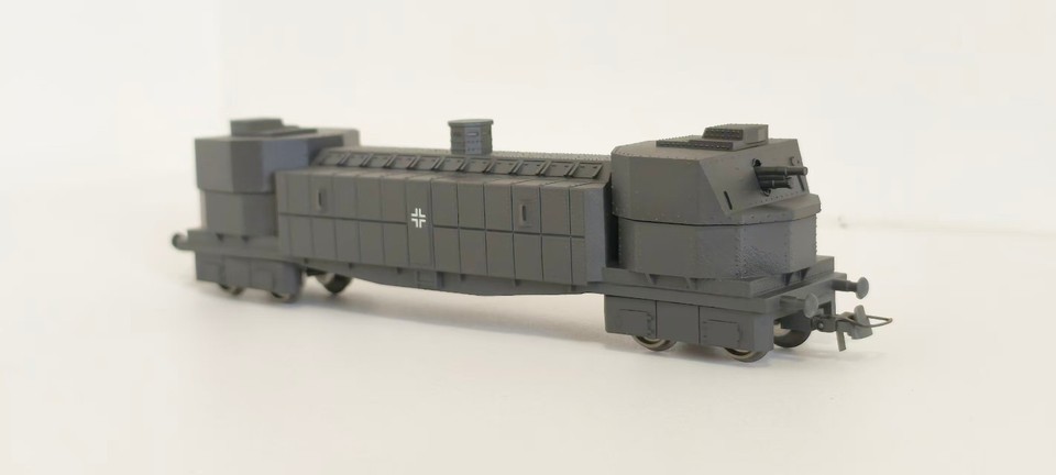 model railroads trains ho 1/87 DRG seized armored train Panzerzug | eBay