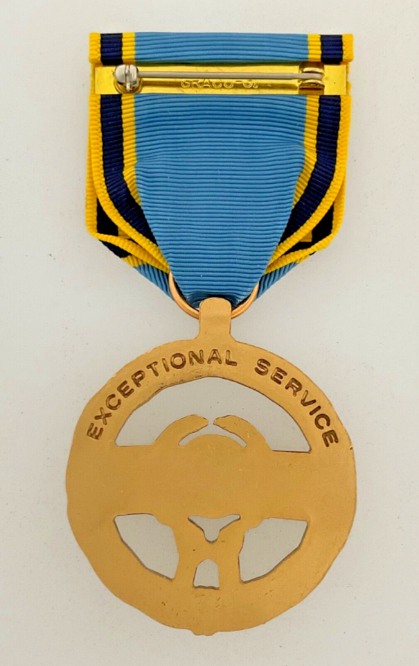 GENUINE Full Size US Space program NASA Exceptional Service Medal. | eBay