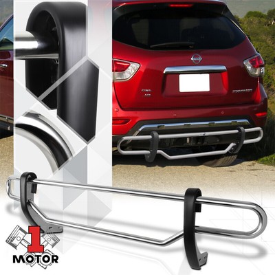 Chrome 1.25" Stainless Steel Rear Bumper Protector Guard for 13-16 ...