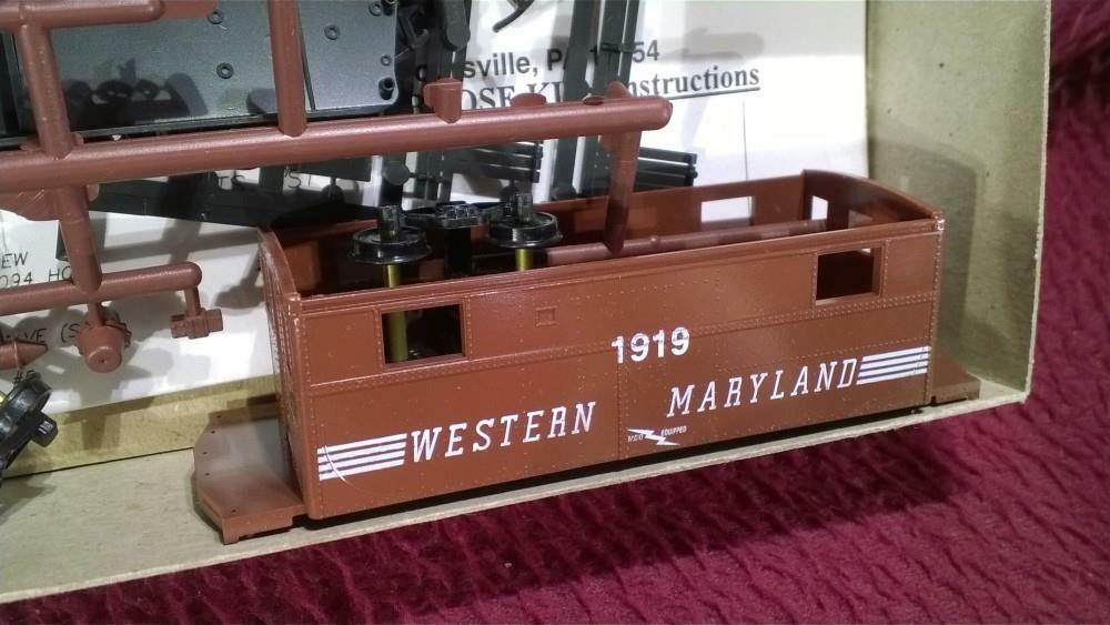 HO BOWSER/ENGLISH'S MODEL RR KIT #3-3003 WESTERN MARYLAND #19 - NIB | eBay