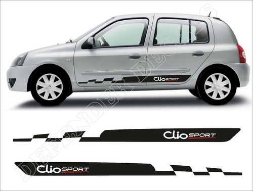 Renault Clio Stripes MK2 Racing Decals Sticker Set aufkleber adesivi ...