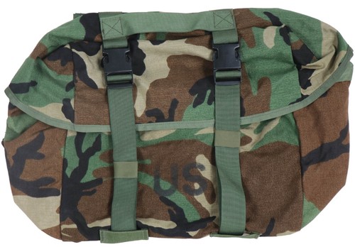 US Army Molle II BDU Woodland M81 Carrier Sleep System Bag Pouch for ...