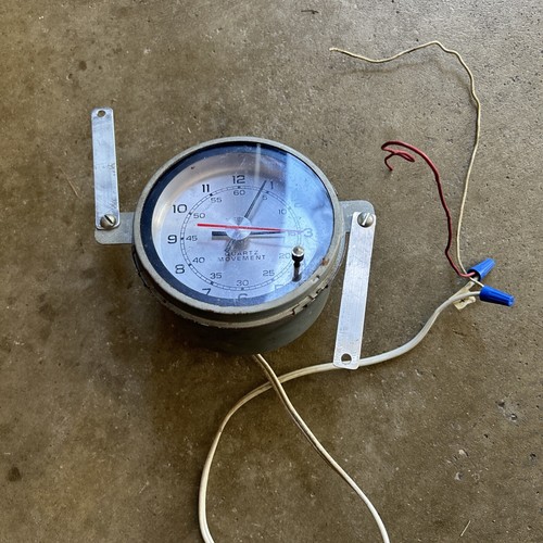 Vintage auto CLOCK Borg Dashboard Ford Buick Olds Chevy Dodge rat rod ...