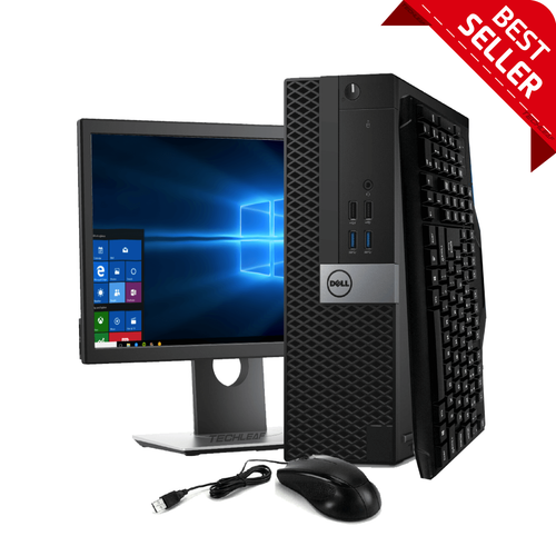 Dell Desktop Computer PC i5, 16GB RAM, 3TB HDD, 22" LCD, Windows 10 Pro ...