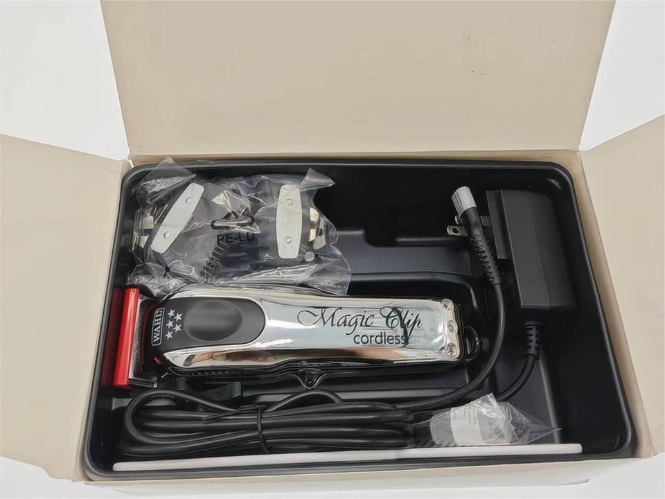 New Wahl 8148-100 Silver Professional 5-Star Limited Edition Cordless ...