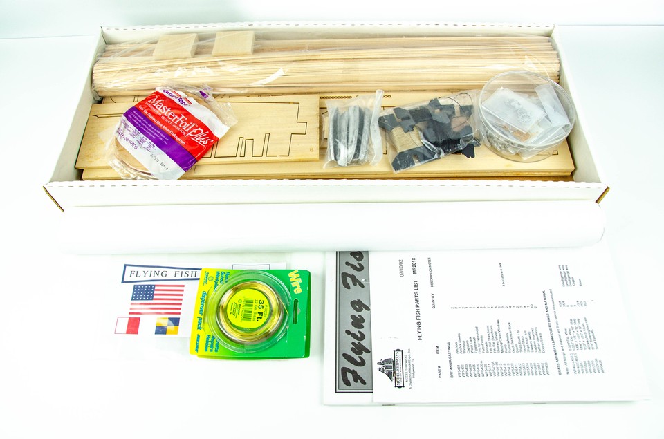 Model Shipways American Clipper Ship Flying Fish Balsa Wood Model Ship ...