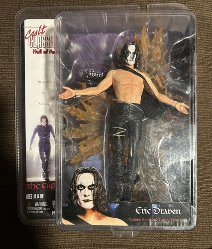 Neca The Crow Eric Draven Action Figure Cult Classic Hall of Fame 2008 ...