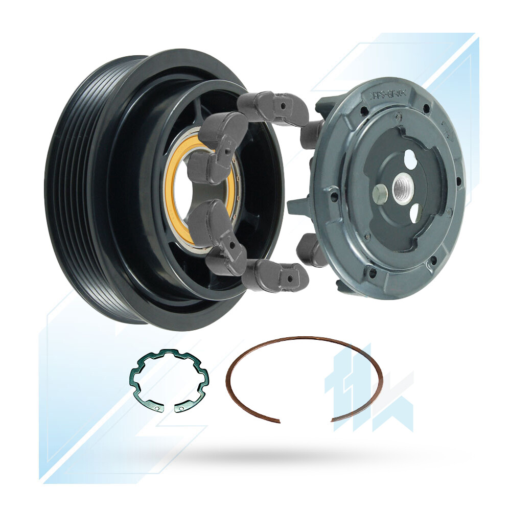 A/C Compressor Clutch for Porsche 911 997-2 2009-9A112601102 ...