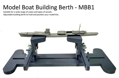 Model Boat kit berth jig stand building aid tool for scales 1/350 1/700 ...