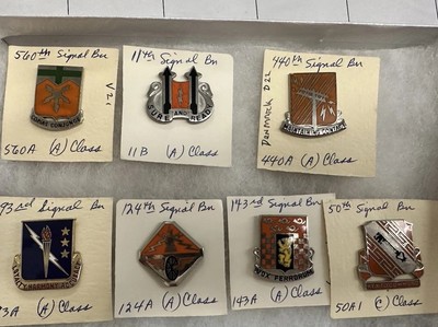 Lot OF 7 SIGNAL CORPS DUI pins CB Vintage | eBay