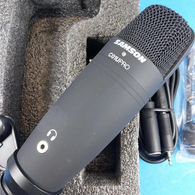 Pro Studio Condenser Microphone ,USB, Samson CO1U w/Cable & stand, NEW ...