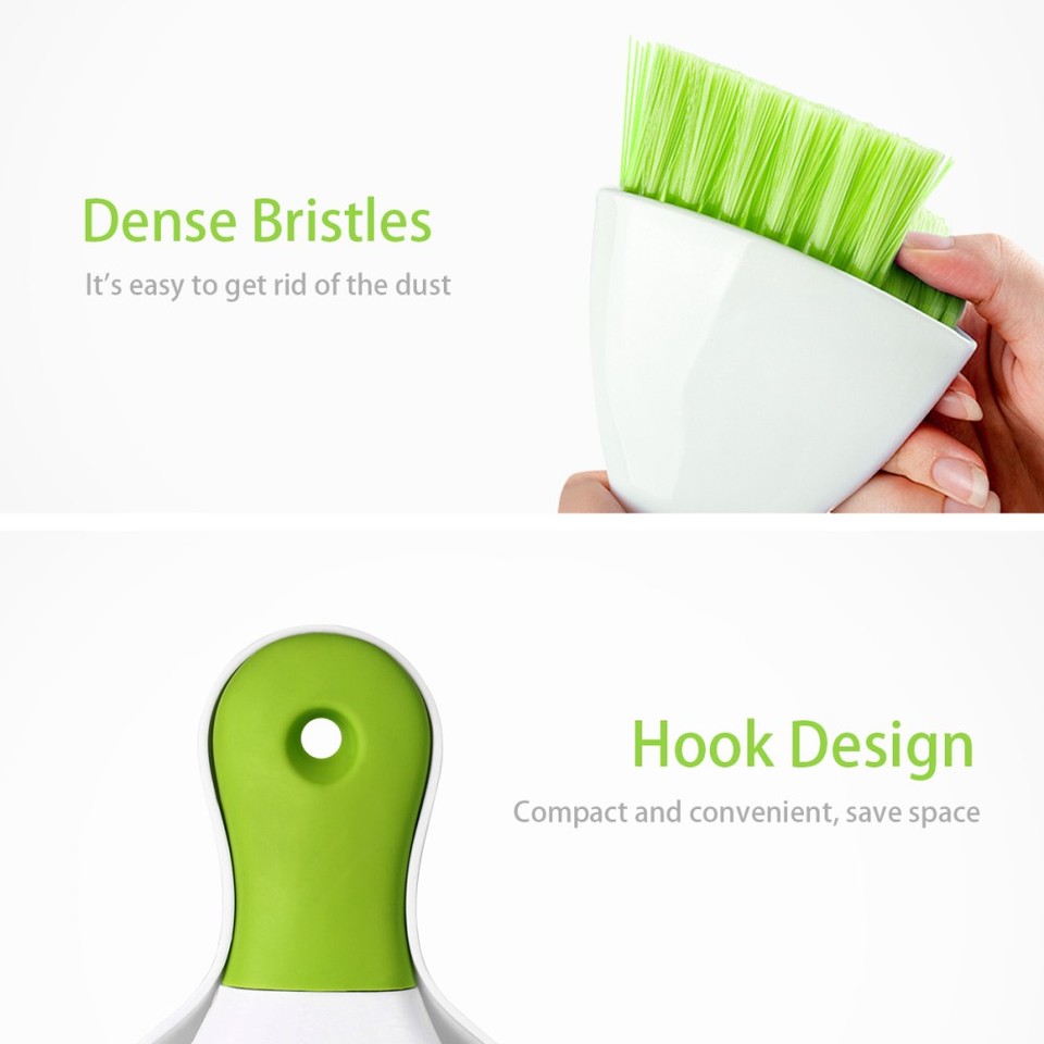 Litter Brush Small Sweeper and Dust Pan Mini Broom Dustpan Set Clean ...