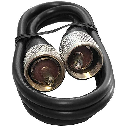 RG58A/U PL-259 Coax Cable Jumper 3FT for HAM Radio Antenna Analyzer SWR ...