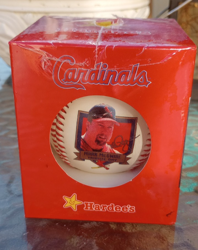 St. Louis Cardinal Mark McGwire Hardee’s 1999 Souvenir Baseball Ball ...