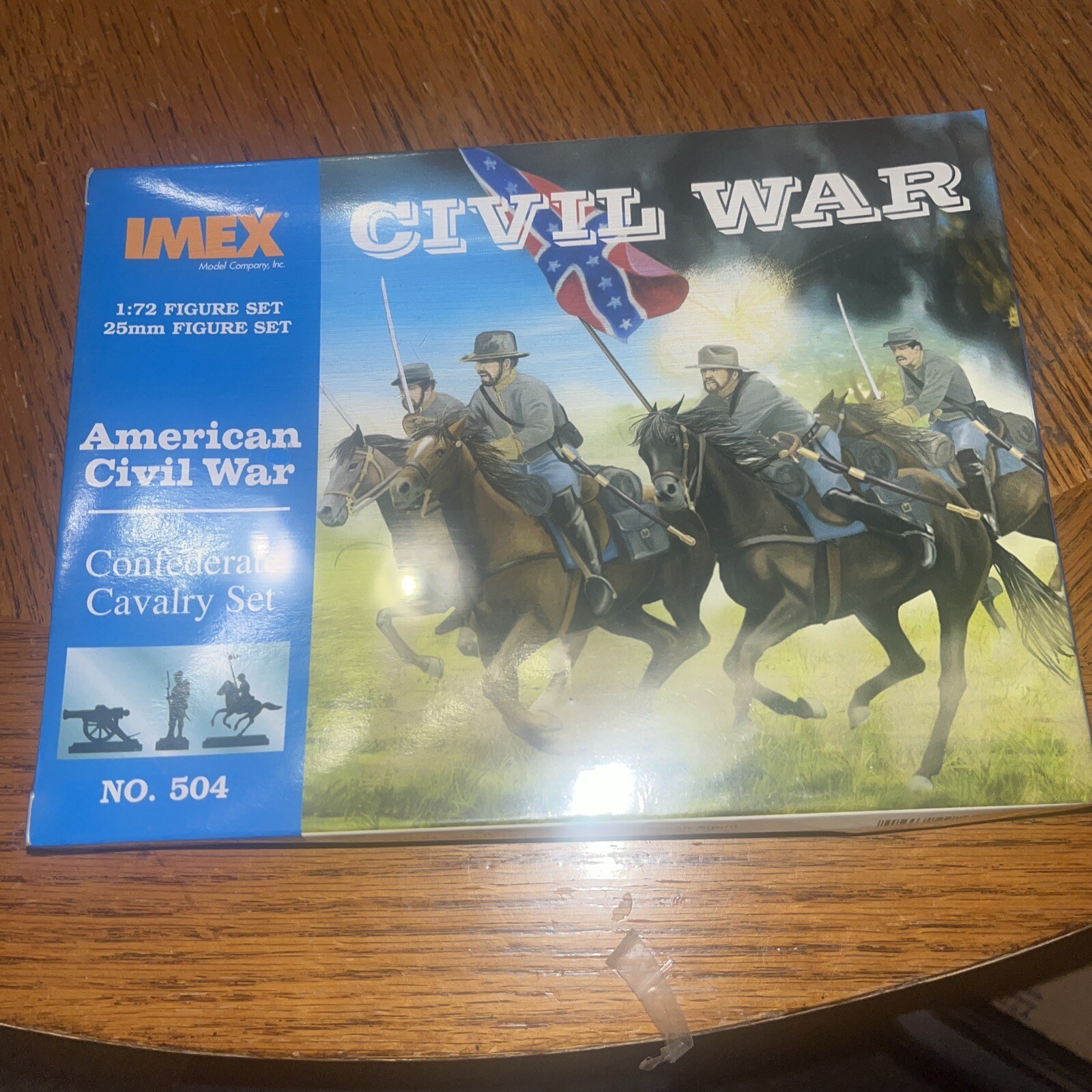 IMEX 504 AMERICAN CIVIL WAR CONFEDERATE CAVALRY FIGURES KIT-NIB-1/72 ...