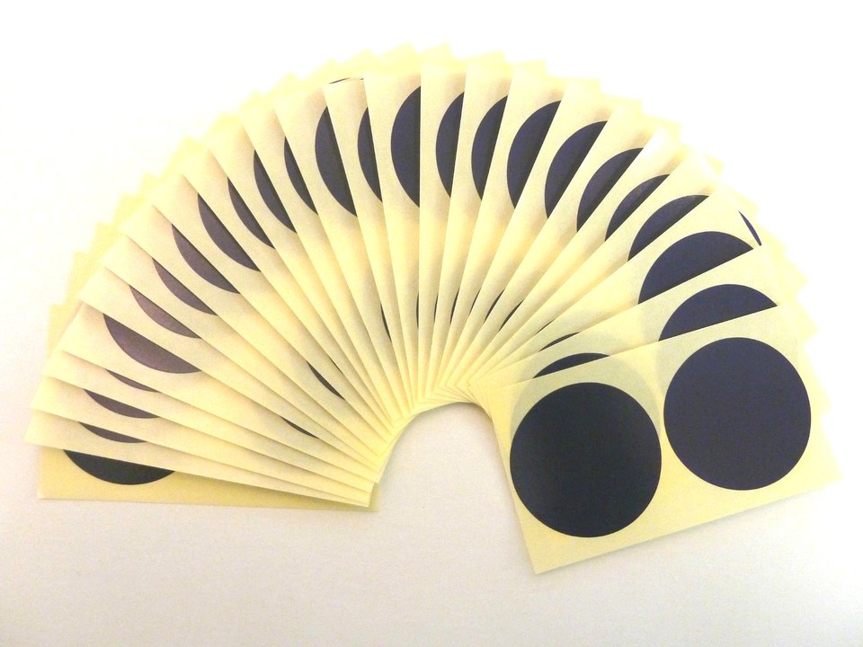50mm (2 inch) Round Stickers Coloured Circles Circular Sticky Labels 42 ...