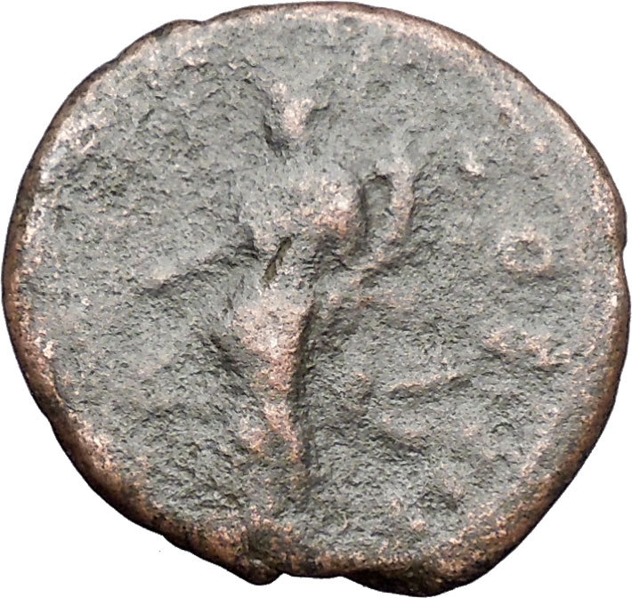 HADRIAN Bisexual Emperor BIG Ancient Roman Coin PAX Peace Goddess ...