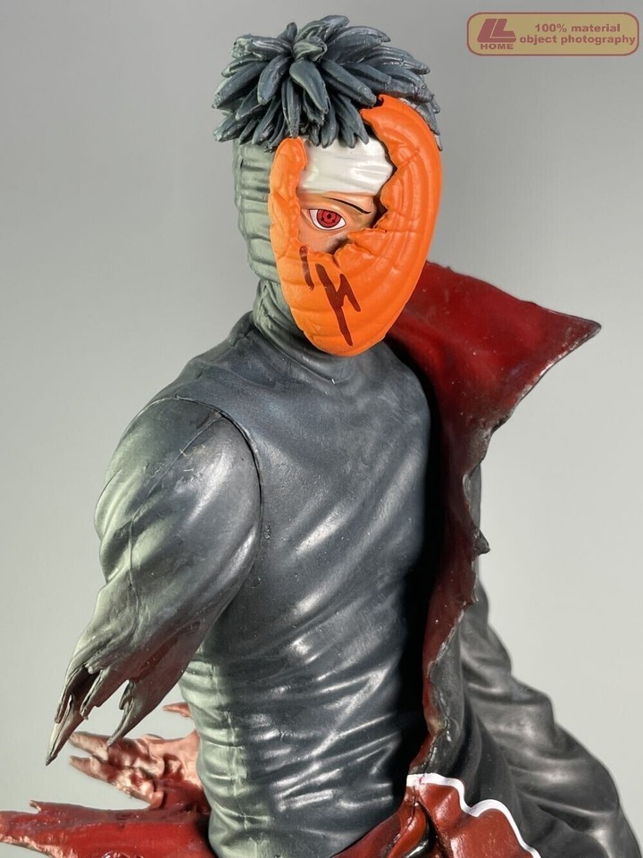 Anime Ninja Shppuden Akatsuki Uchiha Obito Broken Arm PVC Figure Statue ...