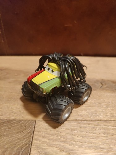 DISNEY PIXAR CARS TOON RASTA CARIAN REGGAE 3 3/4" PLASTIC MONSTER TRUCK ...