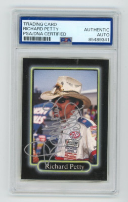 Richard Petty 1990 Signed Maxx #43 PSA Slabbed Auto Slab Autographed ...