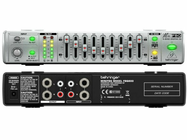 Behringer FBQ800 Grafik-Equalizer - Silber for sale online | eBay