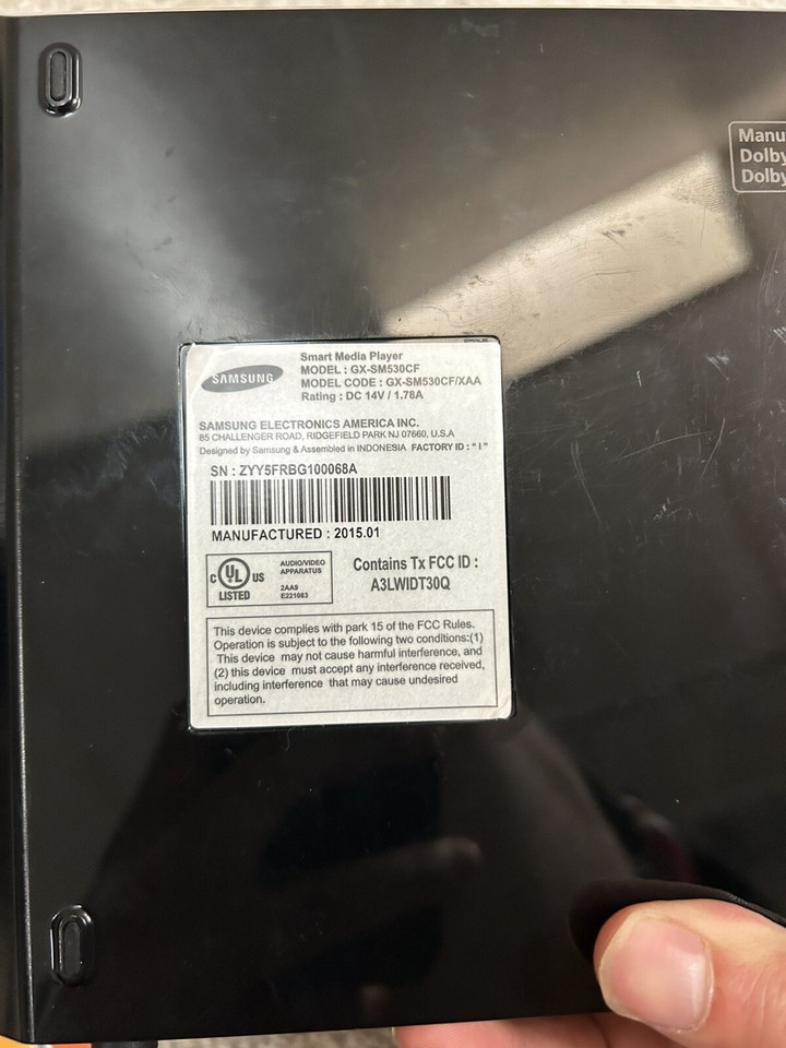 Samsung Cable Box Smart Media Player Model GX-SM530CF for Netflix, Hulu ...