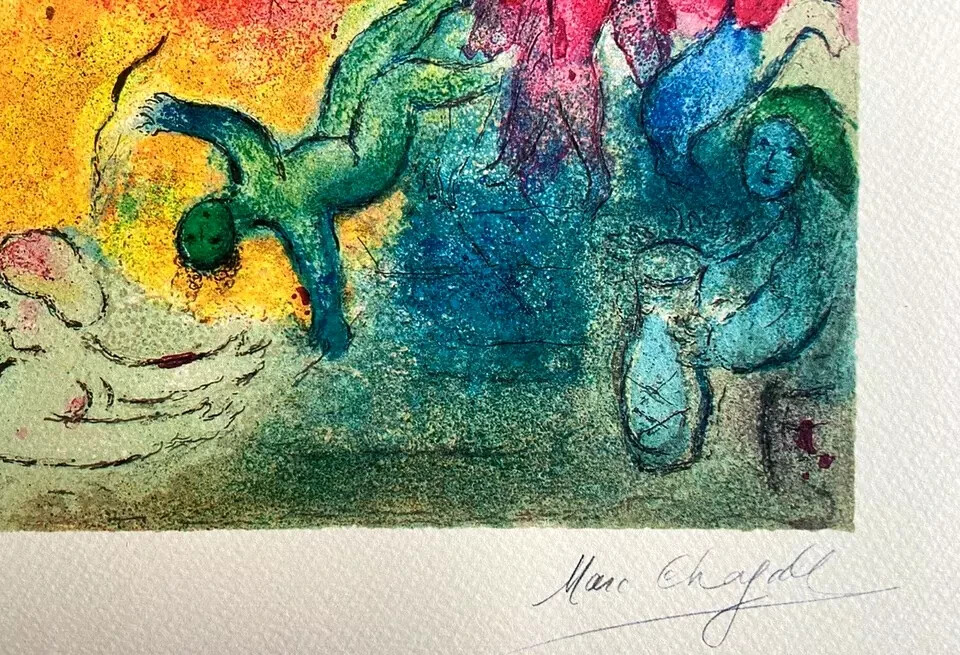 Marc Chagall Original Lithograph COA Hand Numbered Signed (Joan Mirò ...