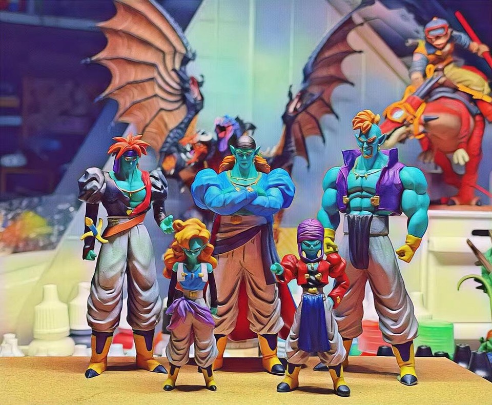 CUSTOM Dragon Ball z Bojack team action figure GK hg scale 5 piece | eBay