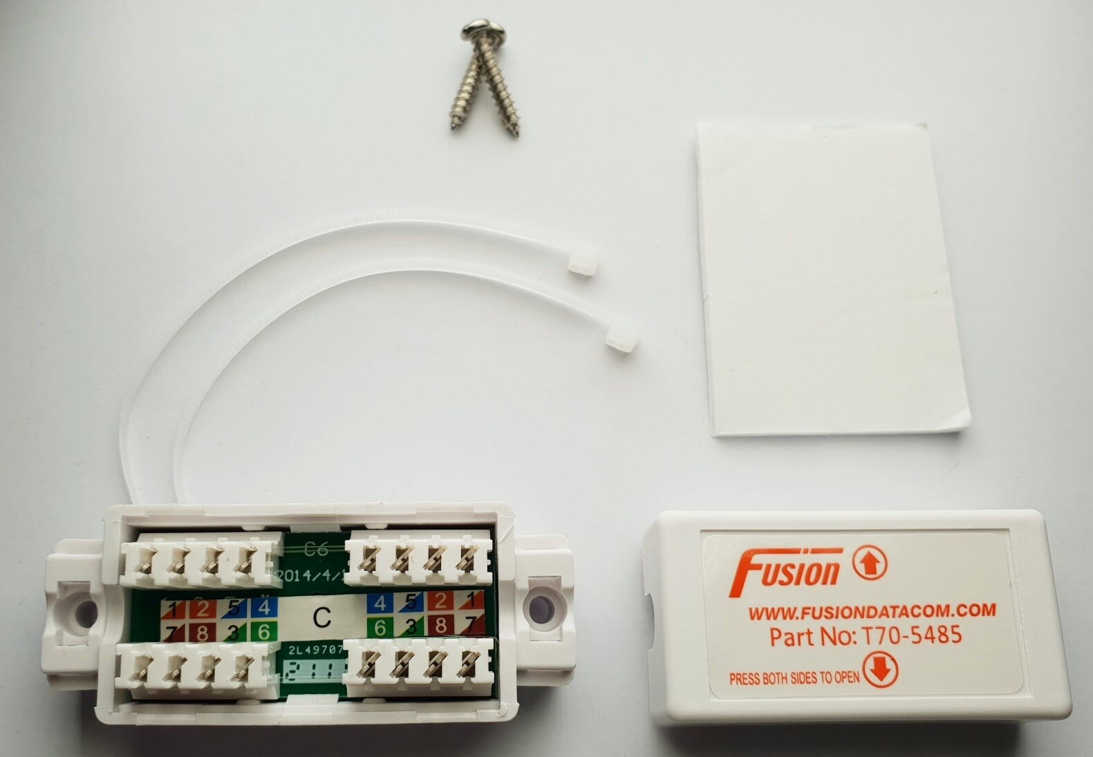 5 Pack Cat6 IDC Junction Box Inline Punchdown Coupler Joiner + Cable ...