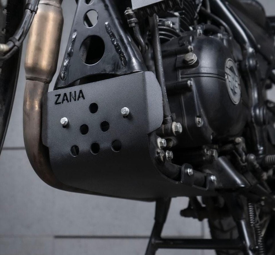 ALUMINIUM BASE PLATE BLACK FIT FOR HIMALAYAN 411 & SCRAM 411 | eBay