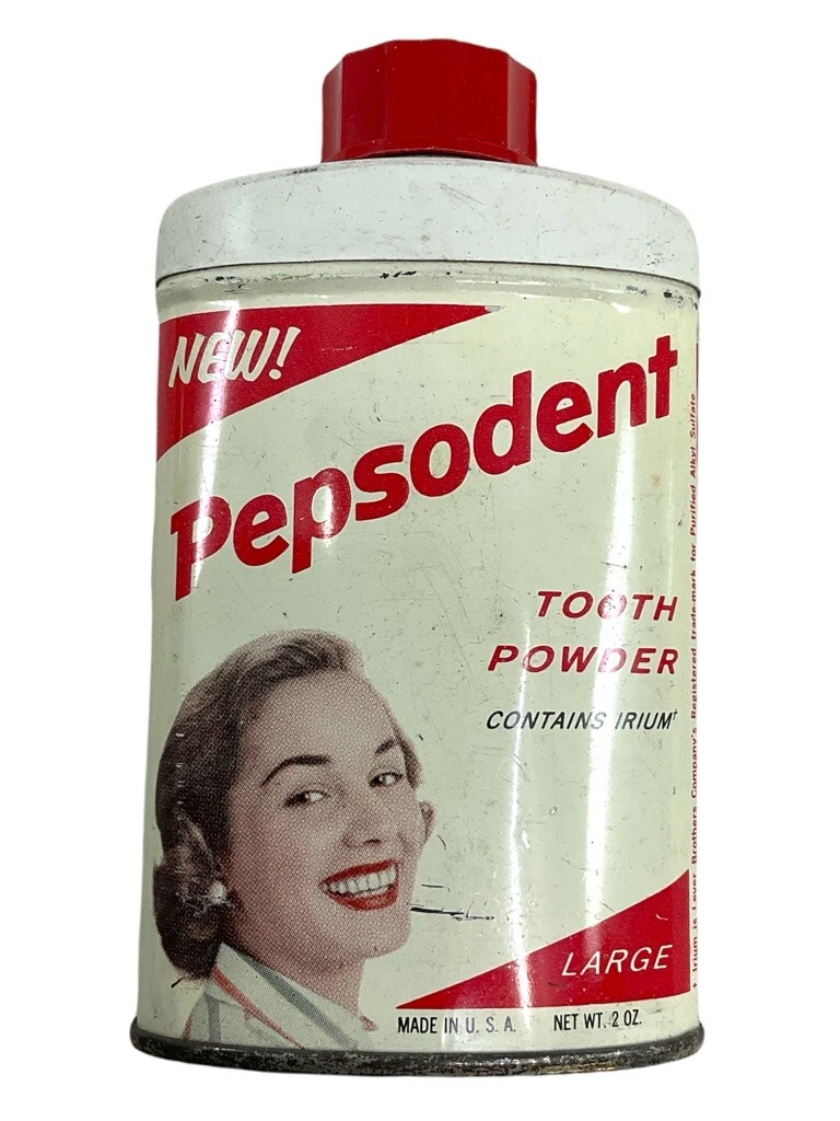 Pepsodent Tooth Powder Can