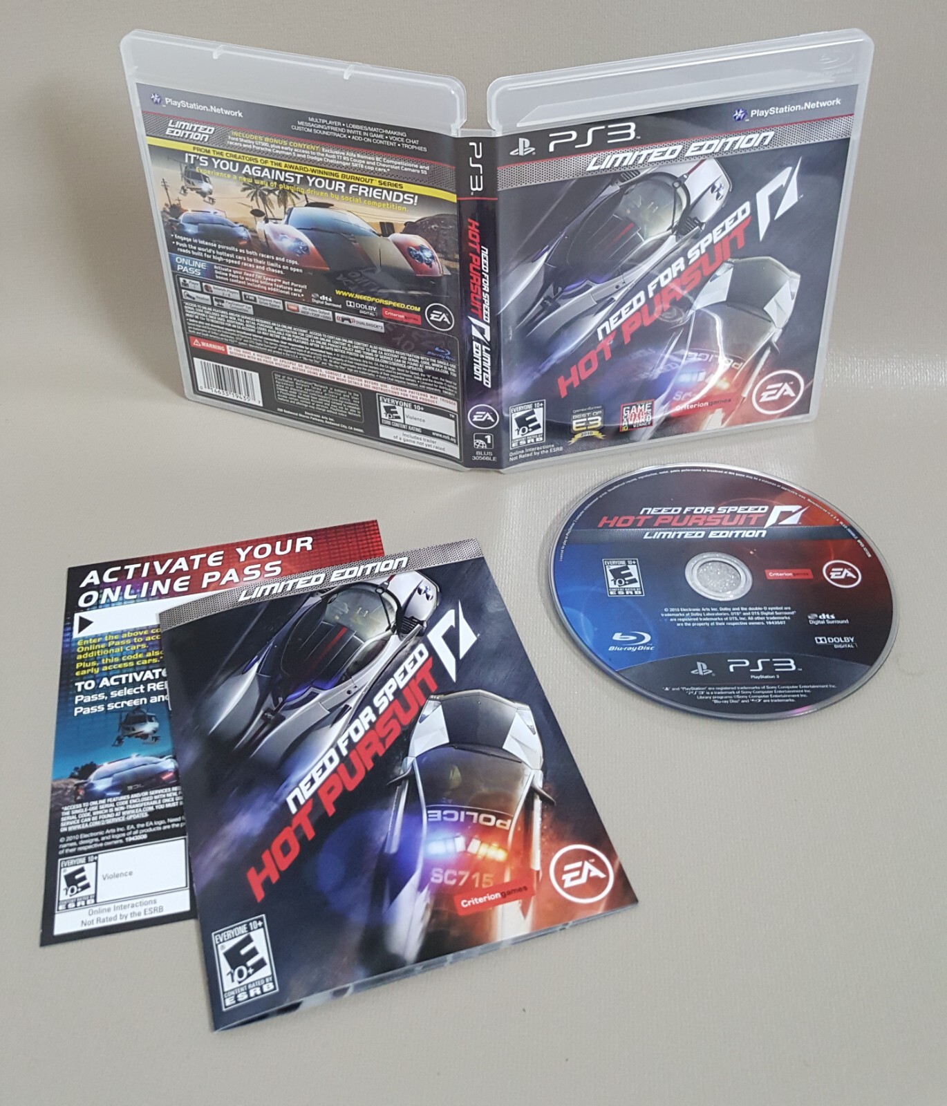 NEED FOR SPEED : HOT PURSUIT - Limited Edition (Sony PS3, 2010 ...