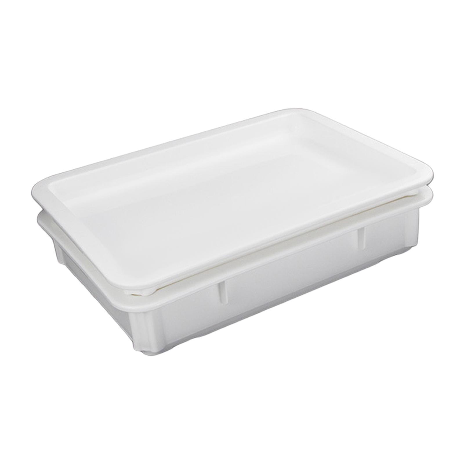 Pizza Proofing Box Container Sturdy Pizza Tray Non Stick Stackable ...