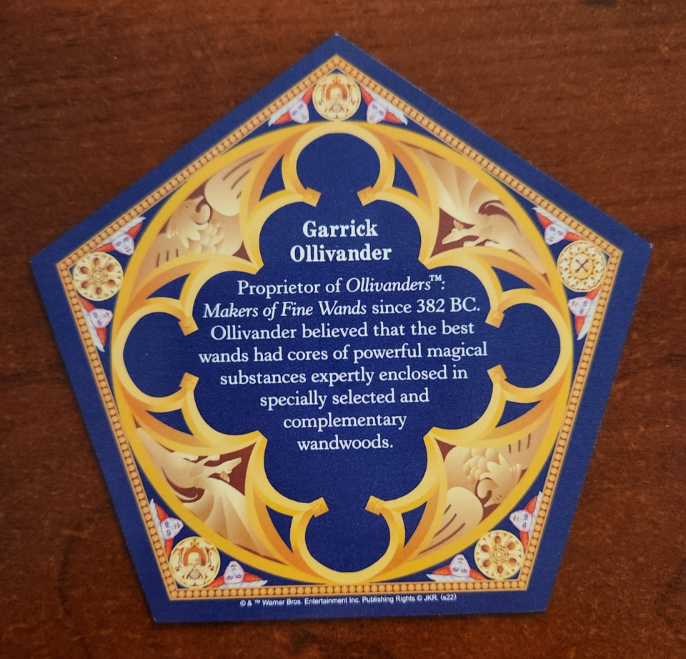 Harry Potter Chocolate Frog Cards Pentagonal Holographic Set Wizarding ...